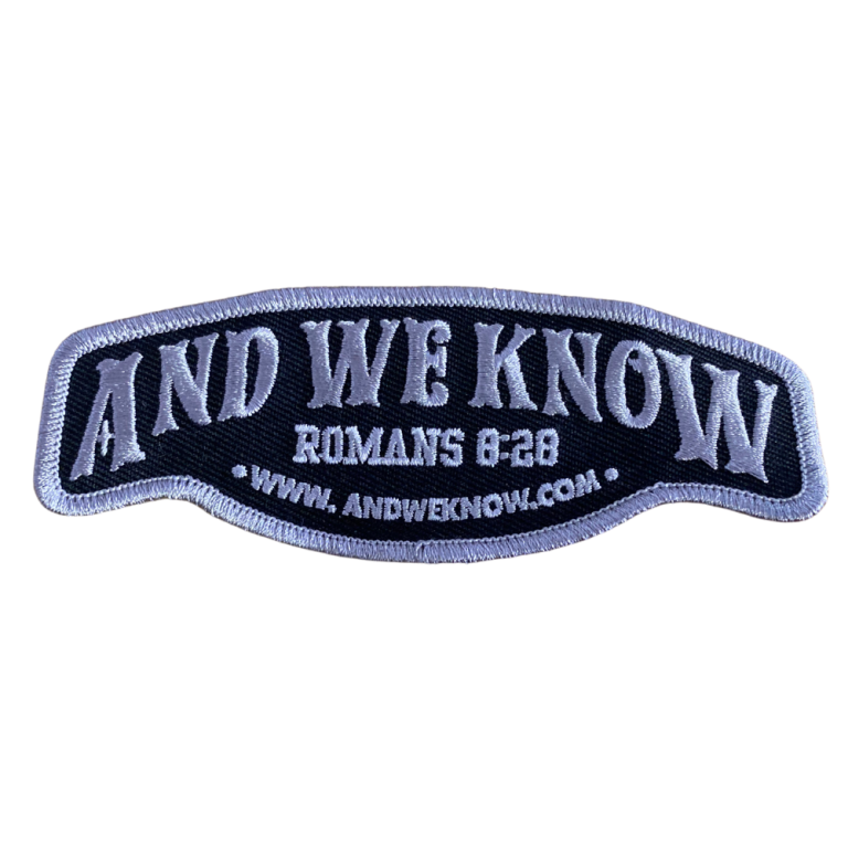 And We Know Long Patch (Available in Multiple Colors) - AWK Merch
