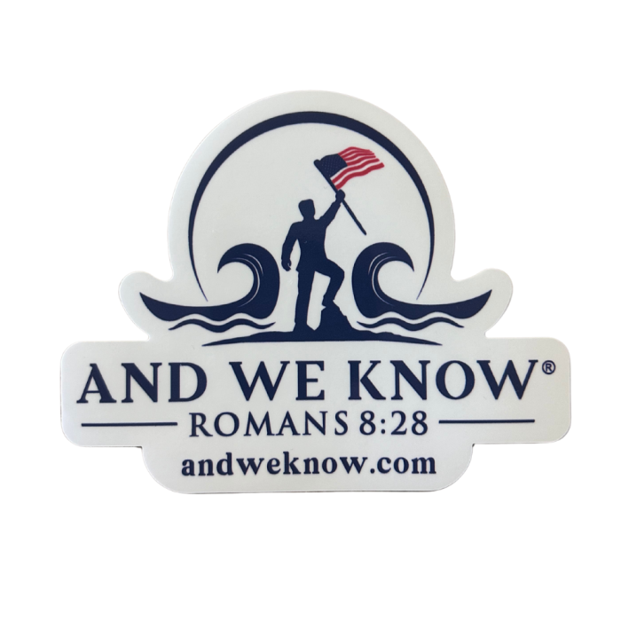 AWK Waving Flag Car Decal - AWK Merch